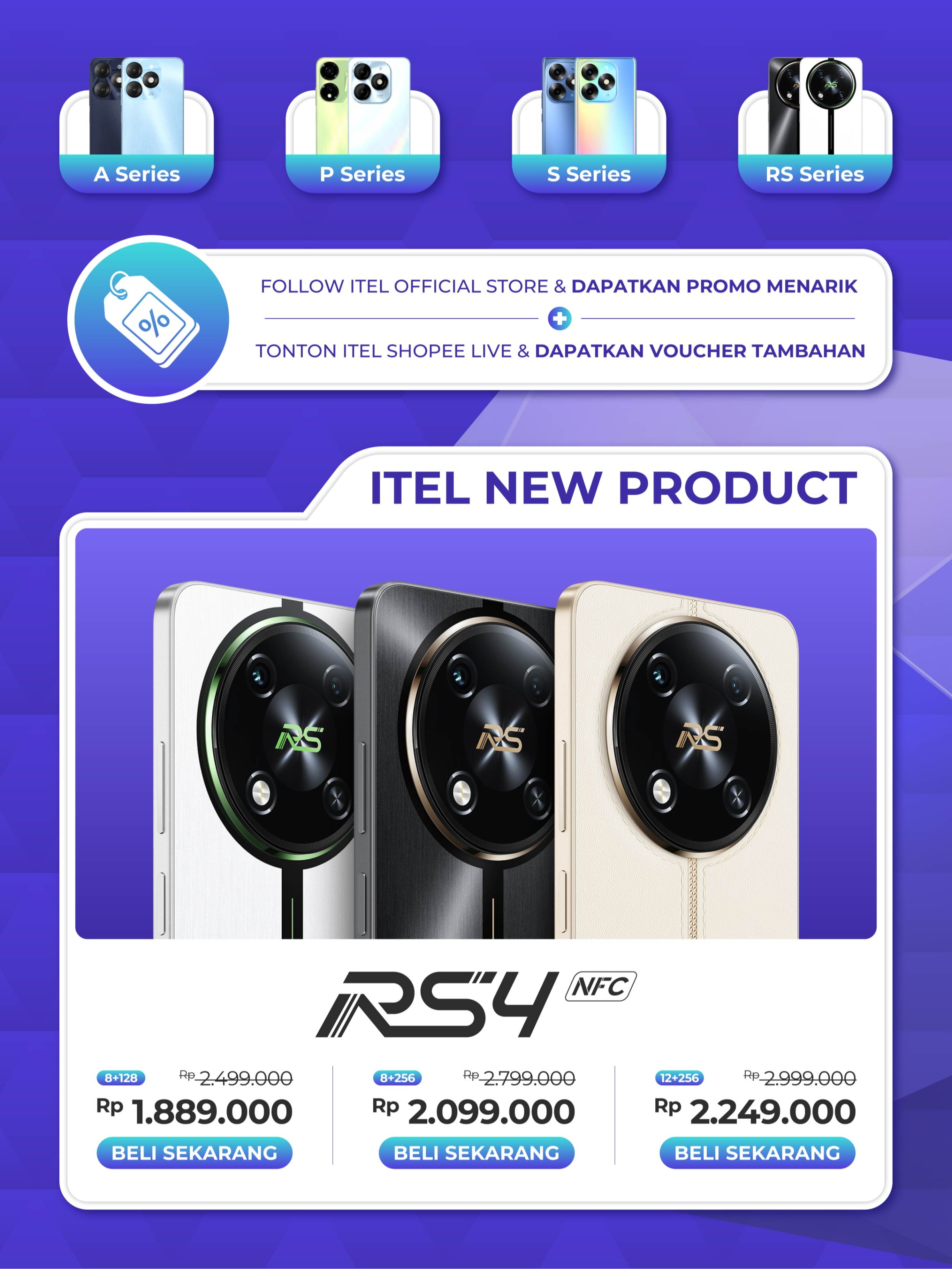 Toko Online Itel Official Shop | Shopee Indonesia