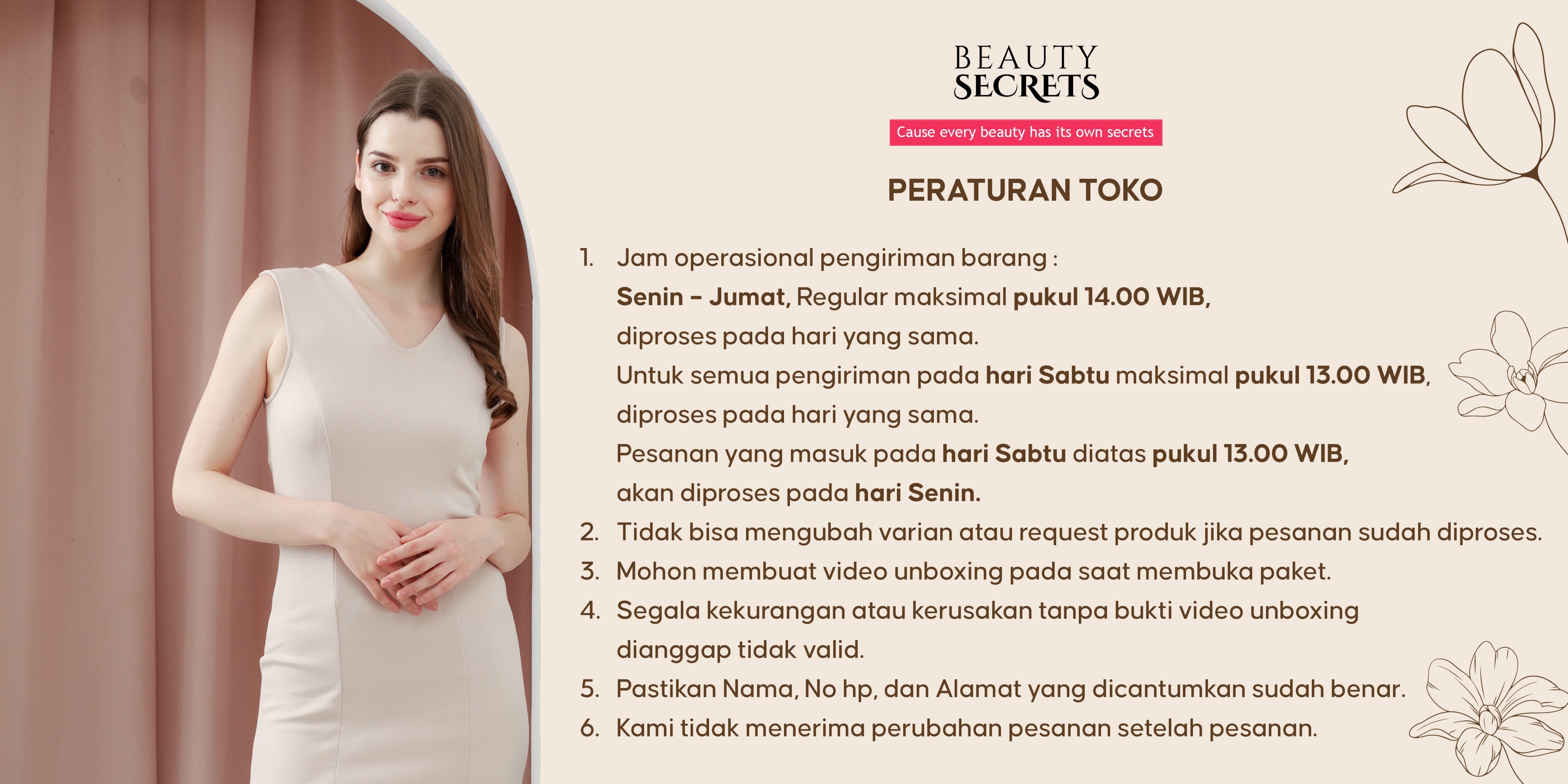 Produk BEAUTY SECRETS | Shopee Indonesia