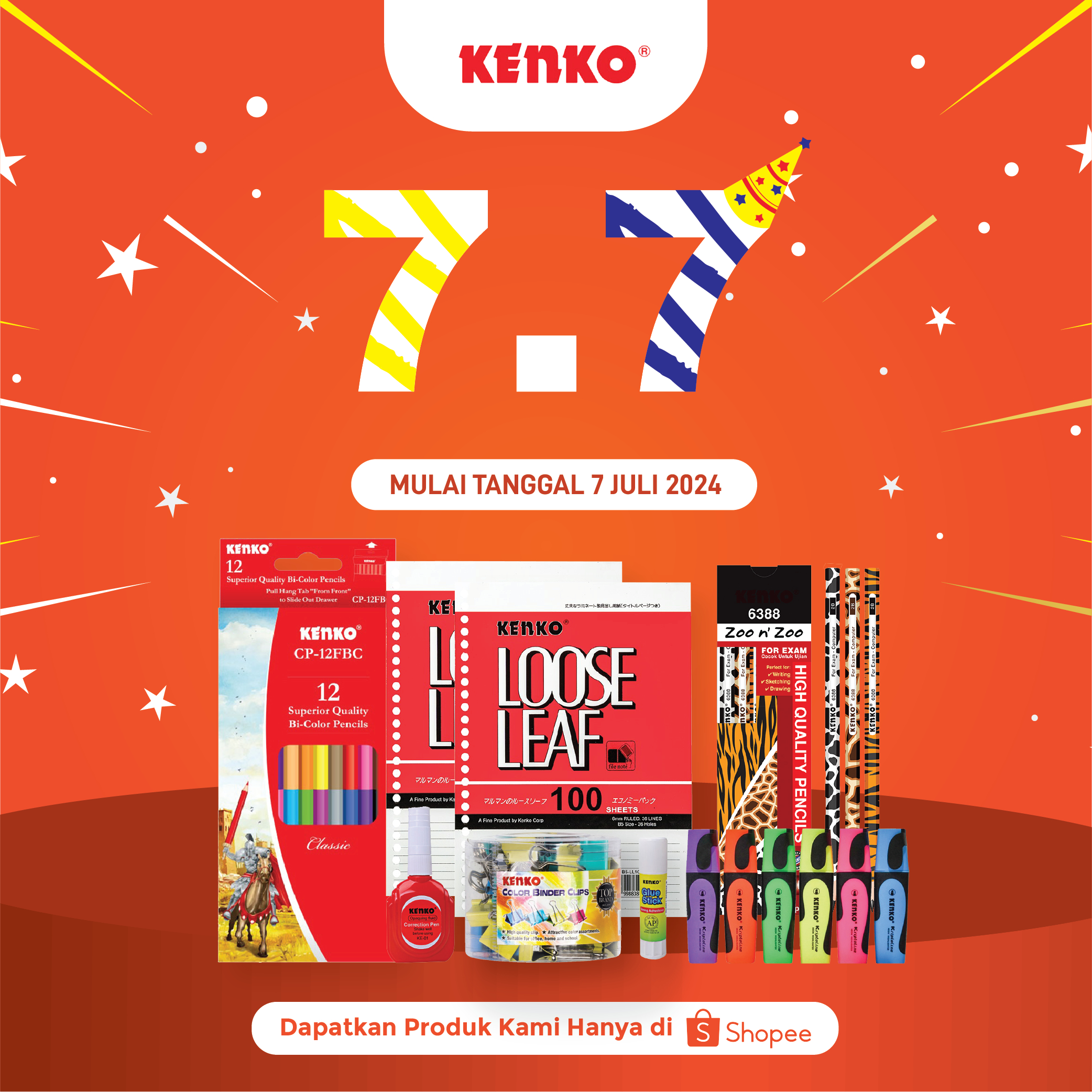 Toko Online Kenko Stationery Official Shop | Shopee Indonesia