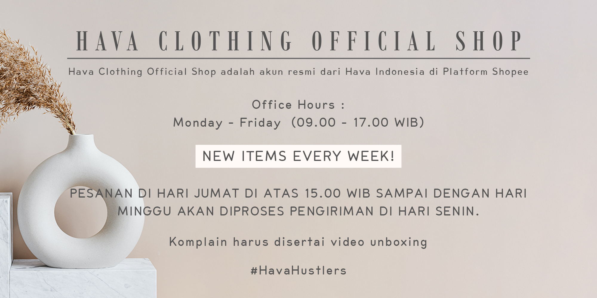 Toko Online Hava Clothing Official Shop | Shopee Indonesia