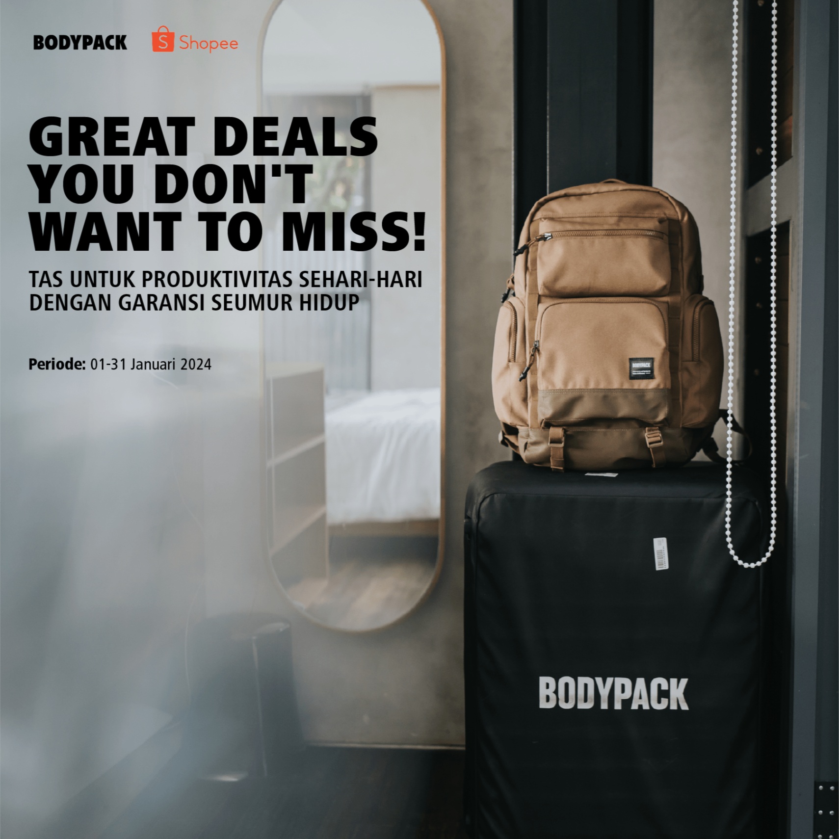 Produk Bodypack Official Store | Shopee Indonesia