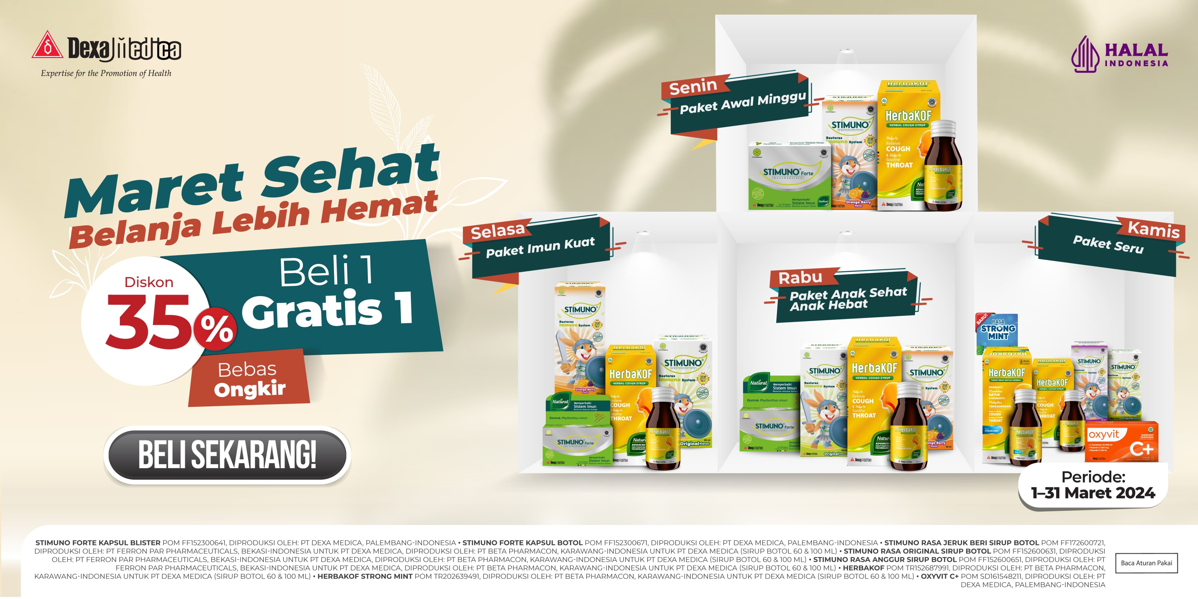 Toko Online Dexa Medica Official Shop | Shopee Indonesia