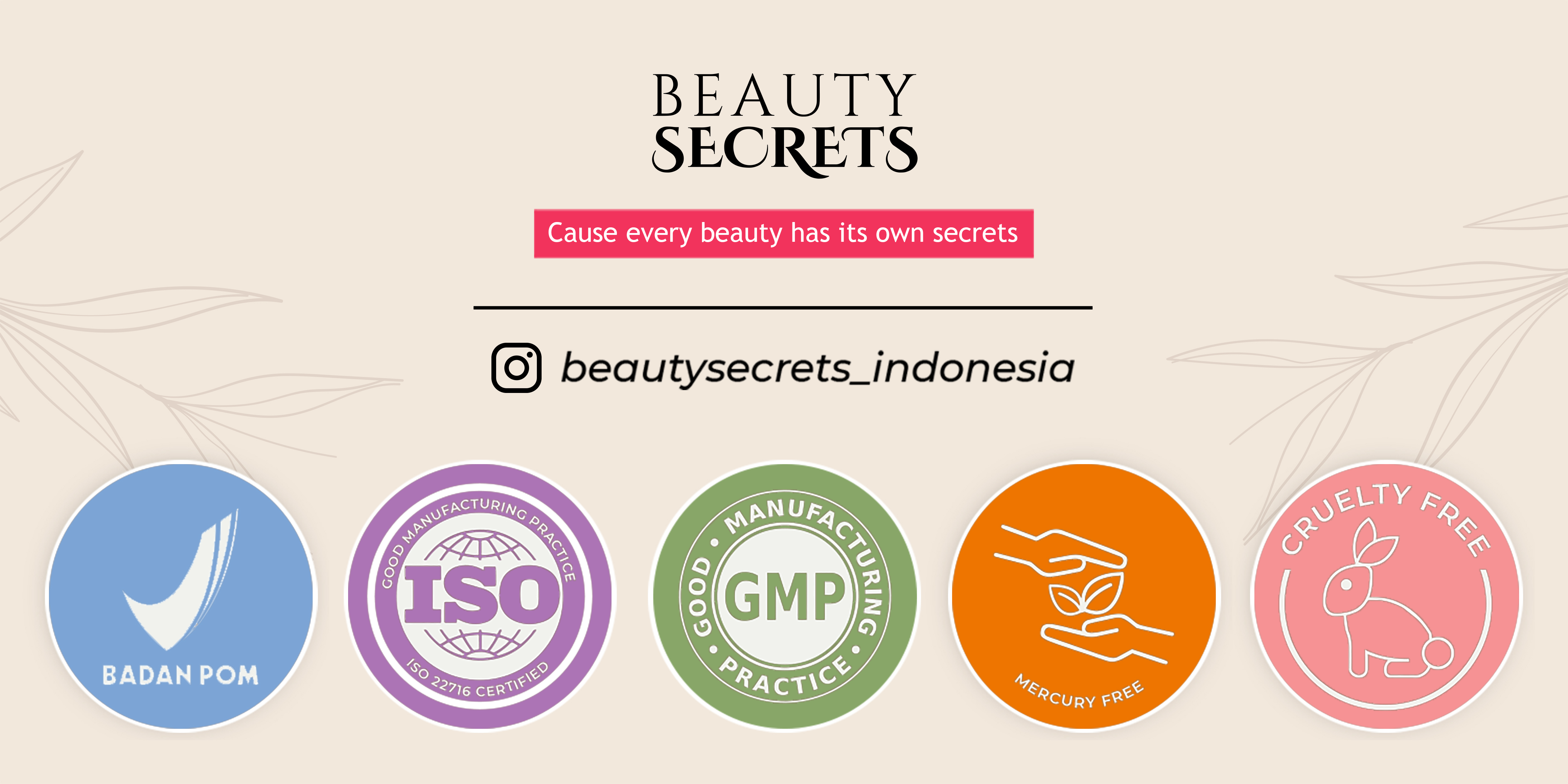 Produk BEAUTY SECRETS | Shopee Indonesia