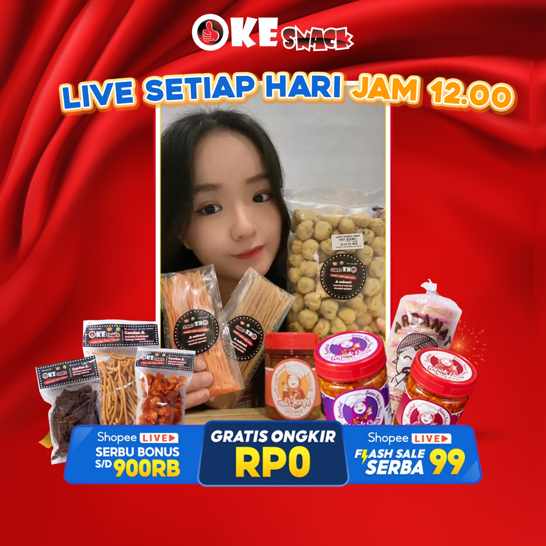 Produk Oke Snack | Shopee Indonesia