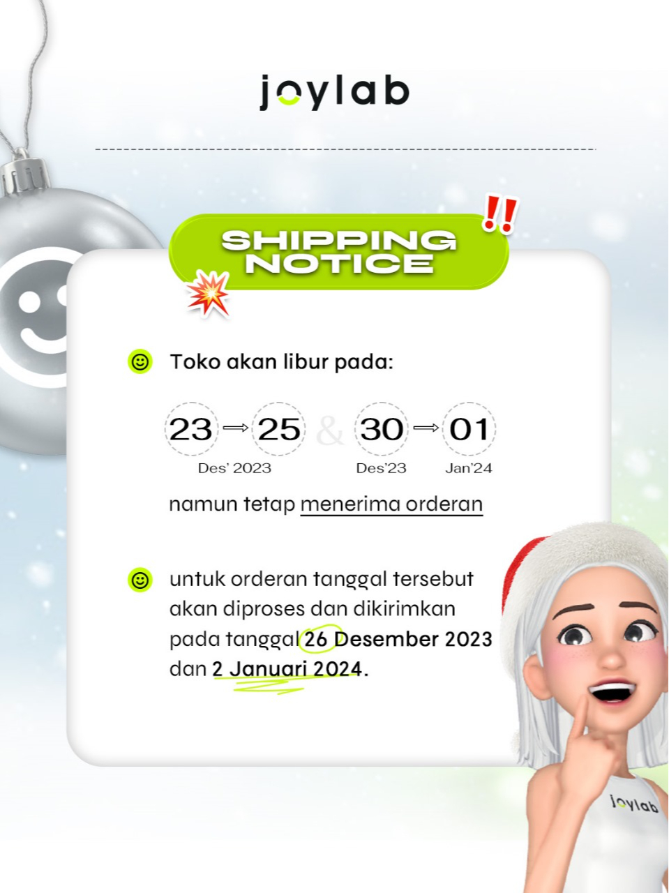 Toko Online JOYLAB Official Shop | Shopee Indonesia