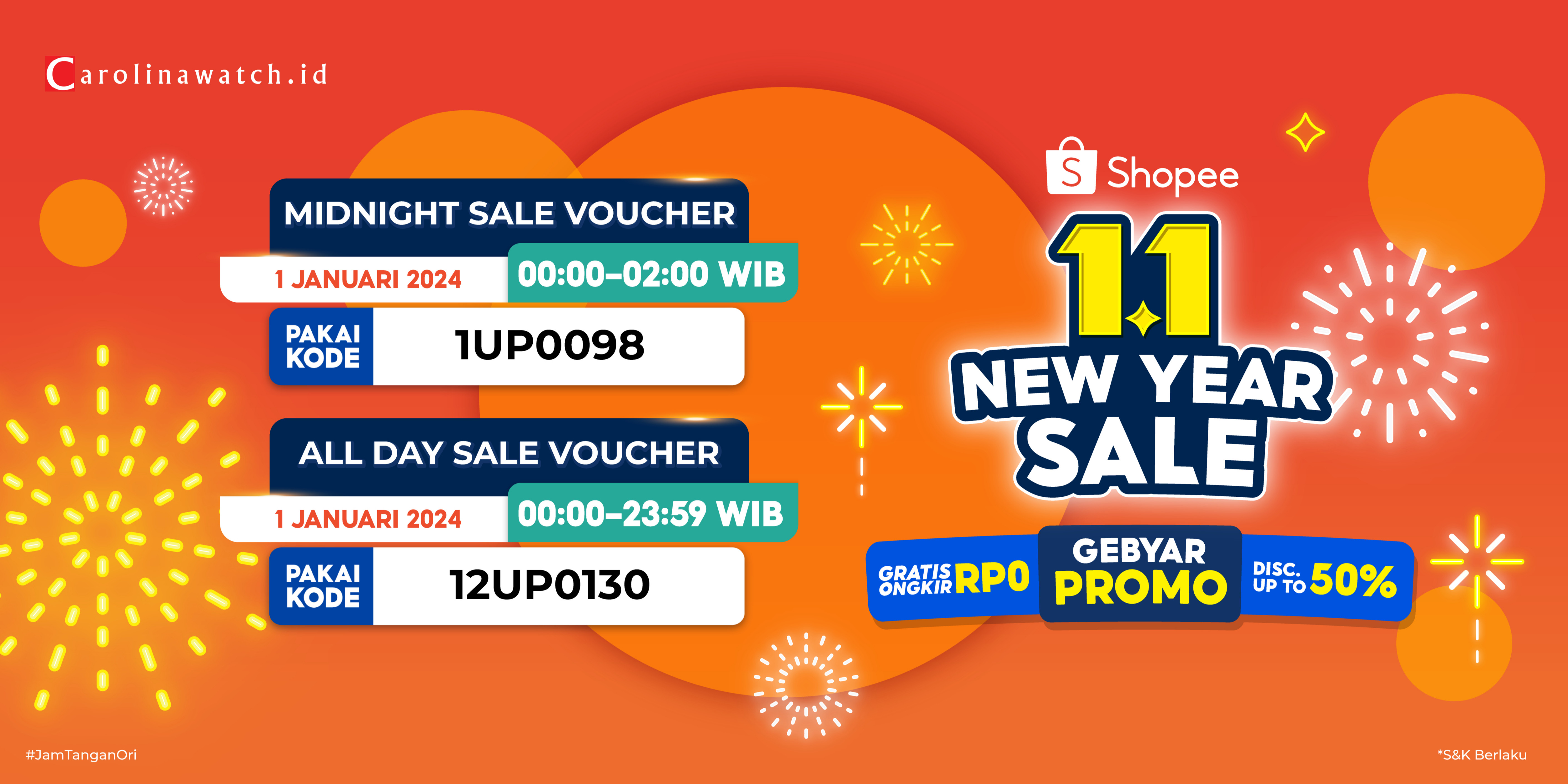 Toko Online Carolina Watch Official Shop | Shopee Indonesia