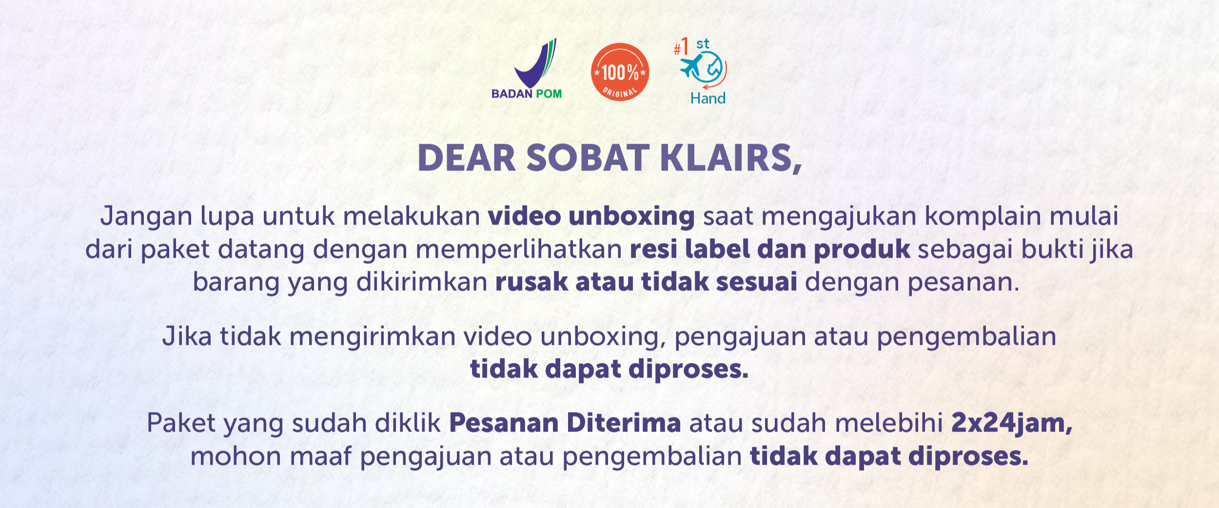 Toko Online Dear Klairs Official Shop | Shopee Indonesia