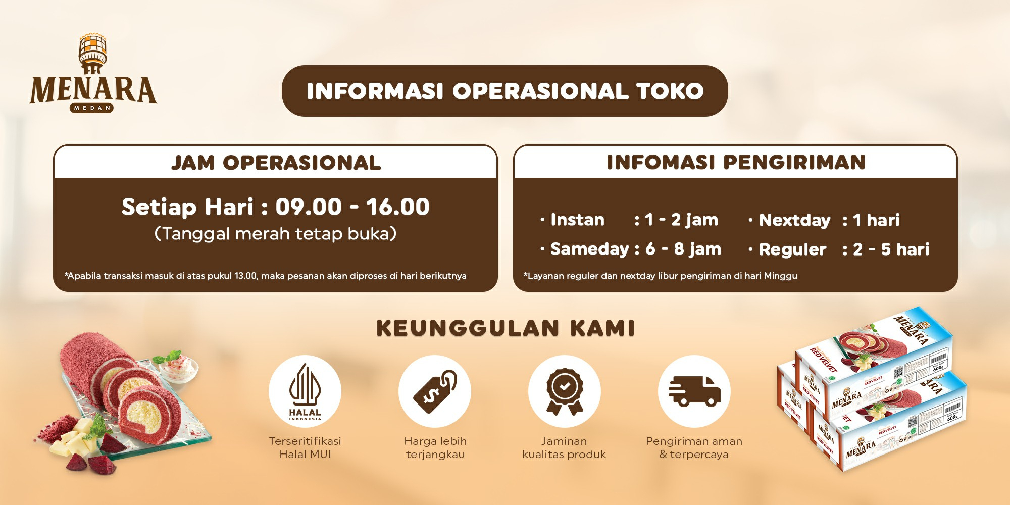 Produk Bolu Menara Medan Official | Shopee Indonesia