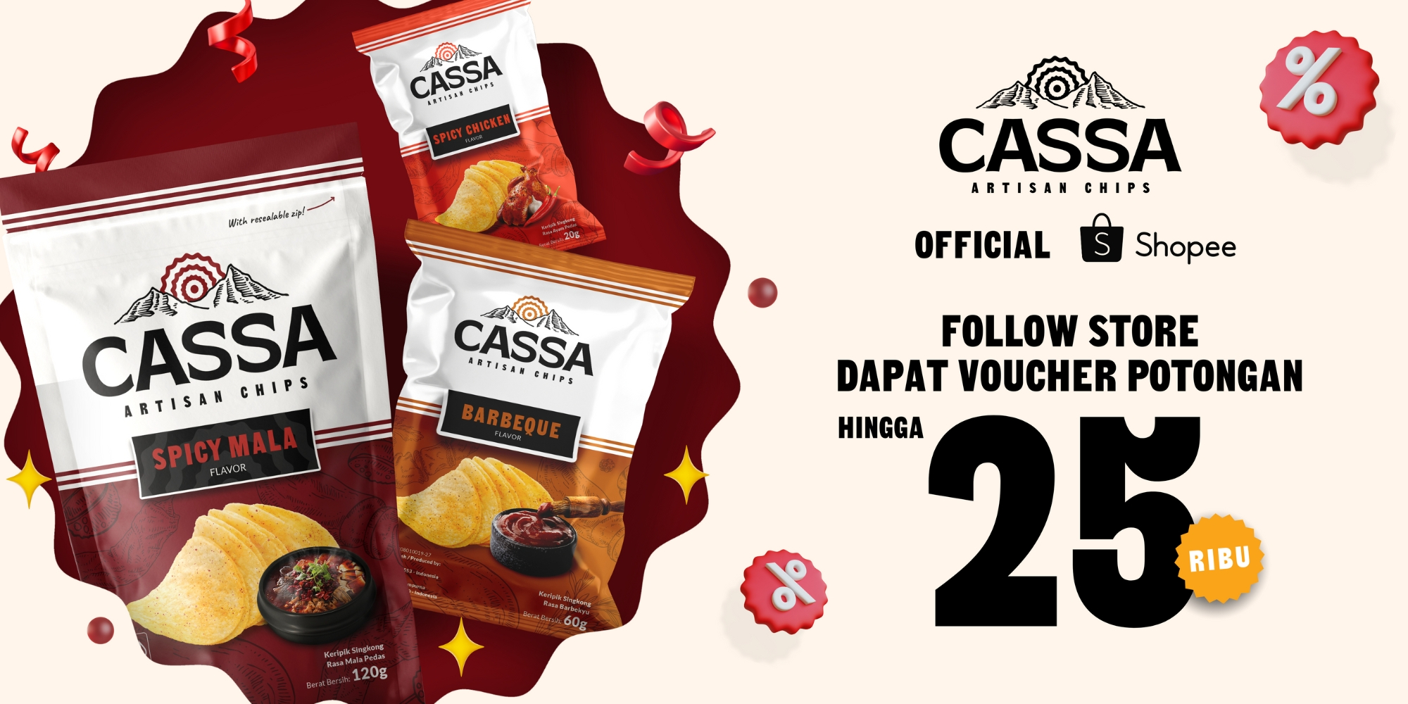 Toko Online Cassa Artisan Chips Official Store | Shopee Indonesia