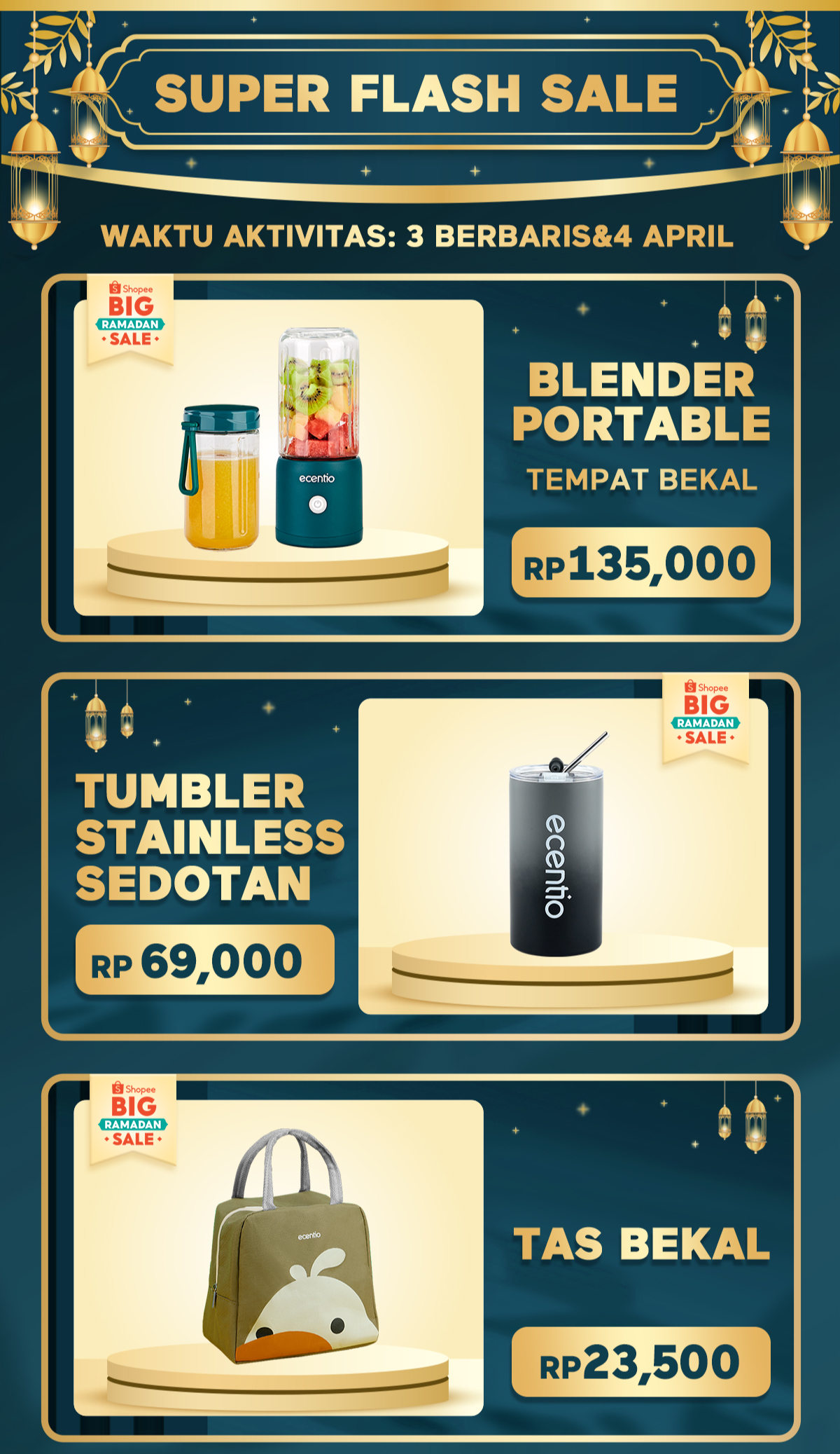 Toko Online ecentio Official Shop | Shopee Indonesia