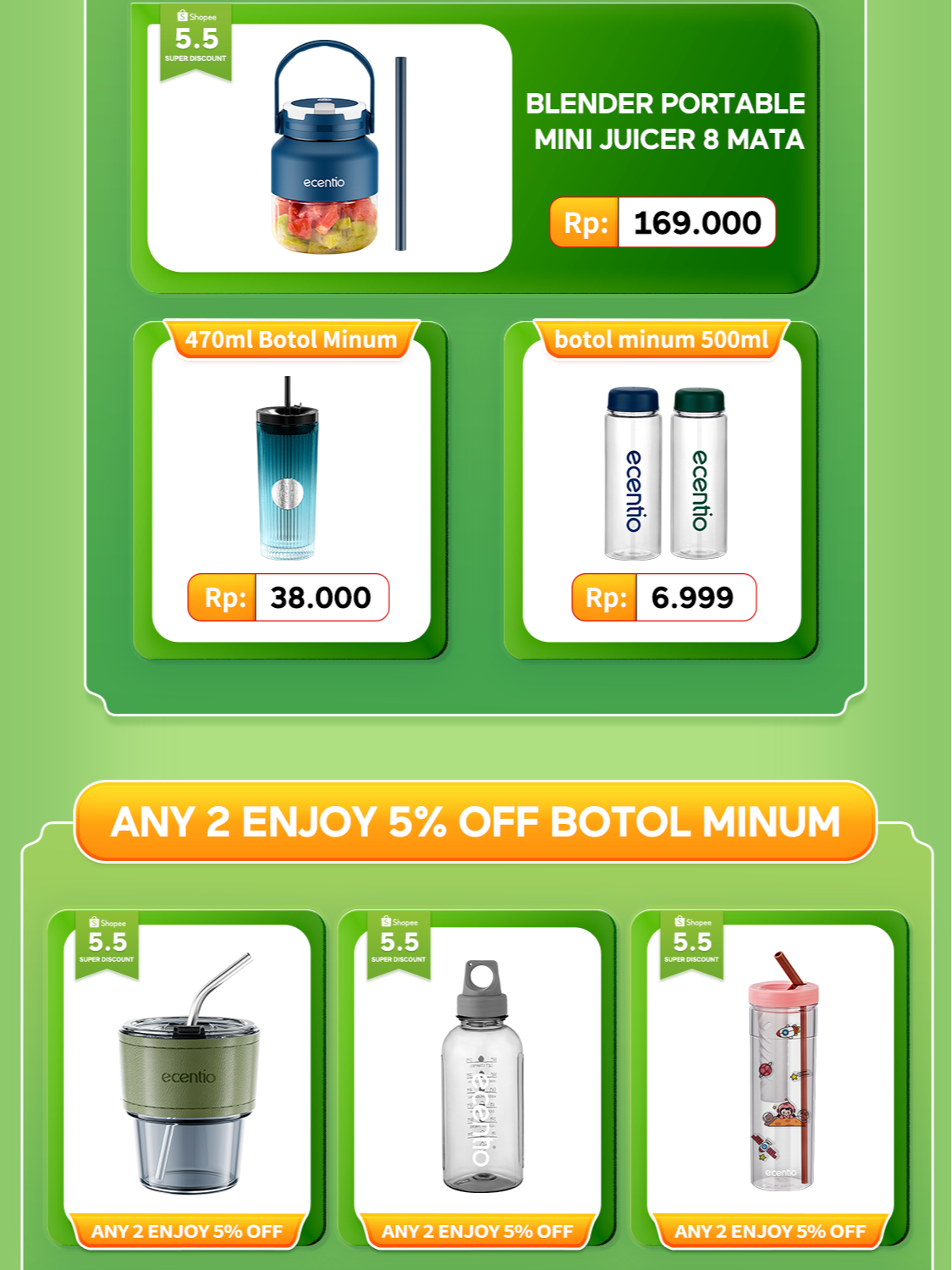 Produk ecentio electronic official | Shopee Indonesia