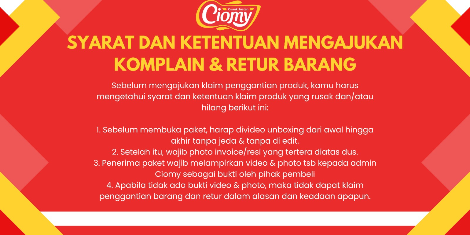 Toko Online Ciomy Official Store | Shopee Indonesia