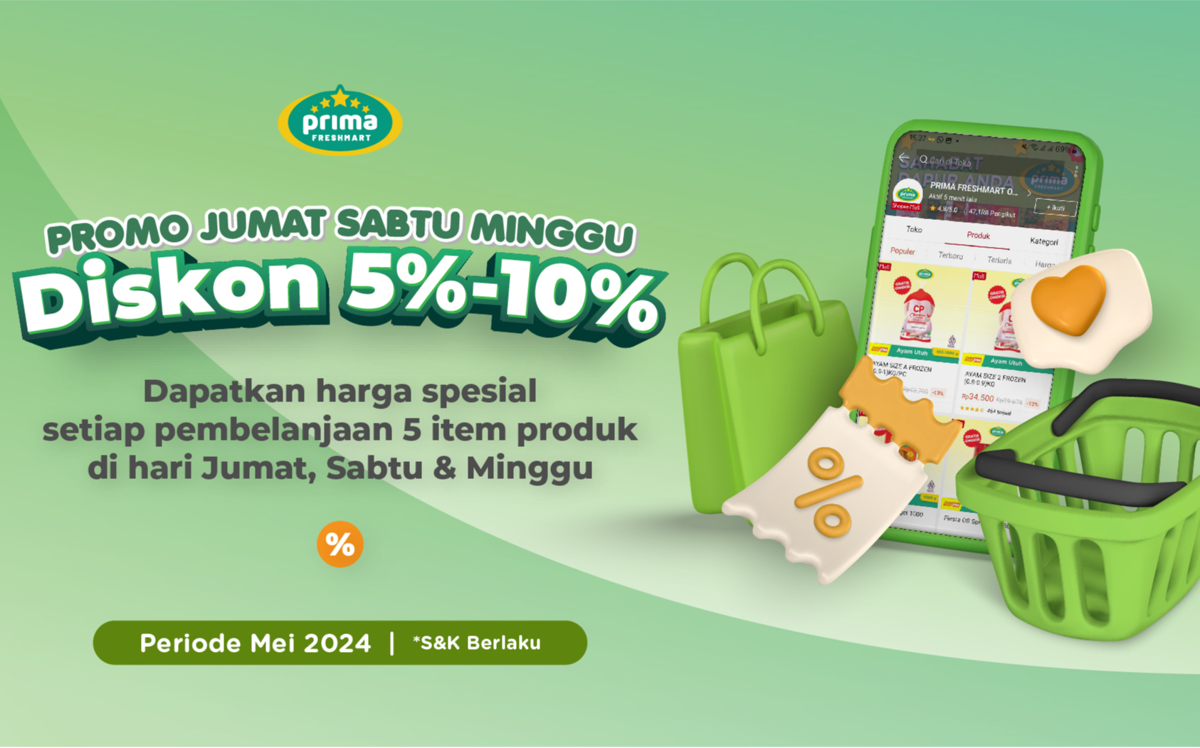 Toko Online PRIMA FRESHMART Official Shop | Shopee Indonesia