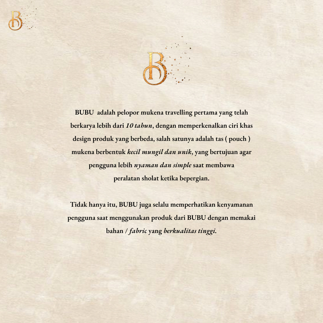 Toko Online BUBU Indonesia Official Store | Shopee Indonesia