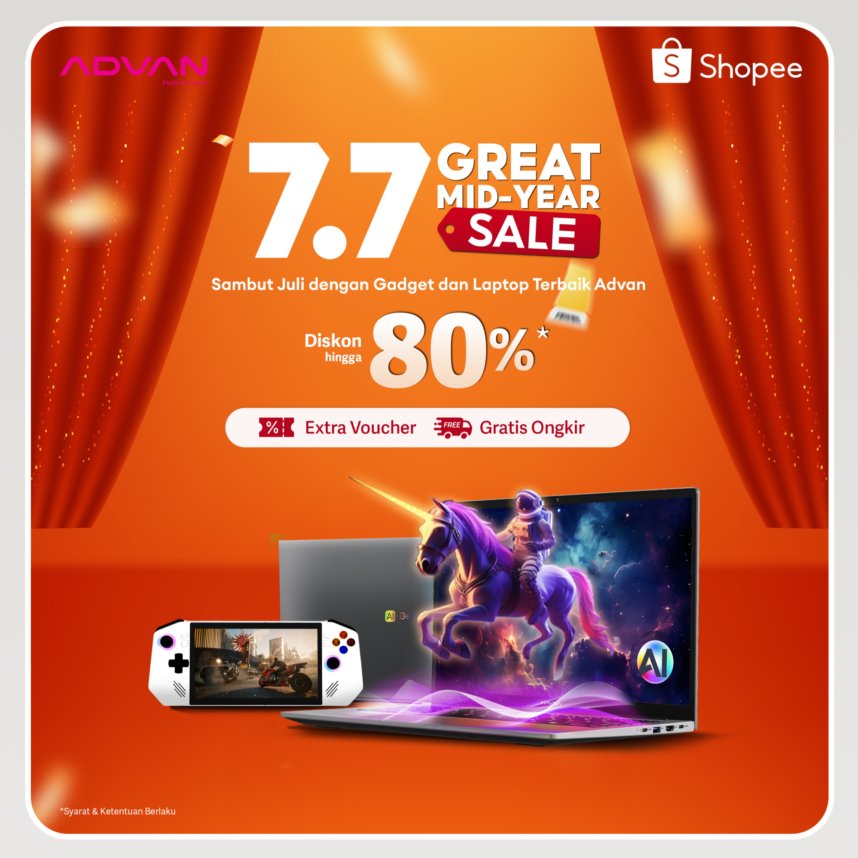 Toko Online Advan Notebook Official Store | Shopee Indonesia