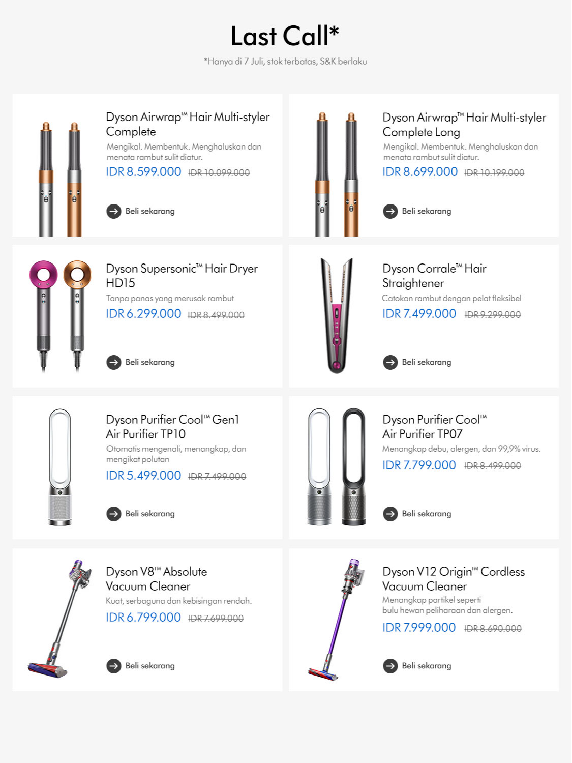 Toko Online Dyson Official Shop | Shopee Indonesia