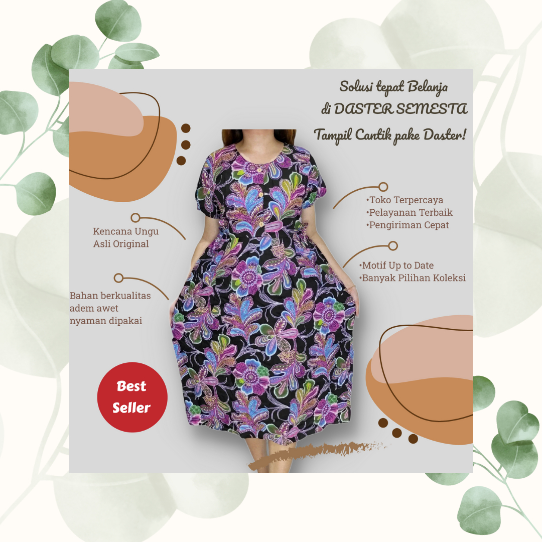 Produk daster kencana ungu semarang | Shopee Indonesia