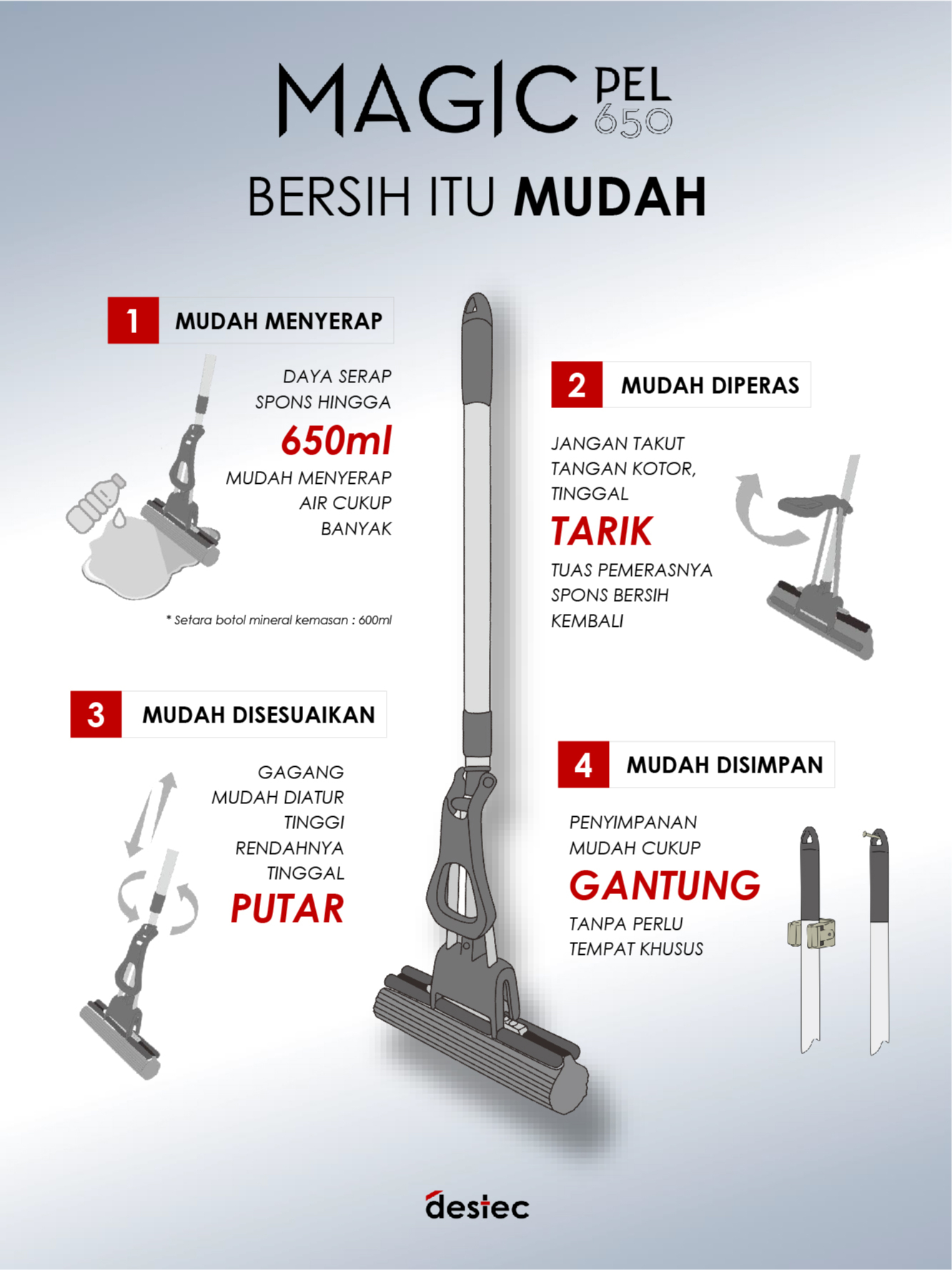 Produk DESTEC OFFICIAL STORE | Shopee Indonesia