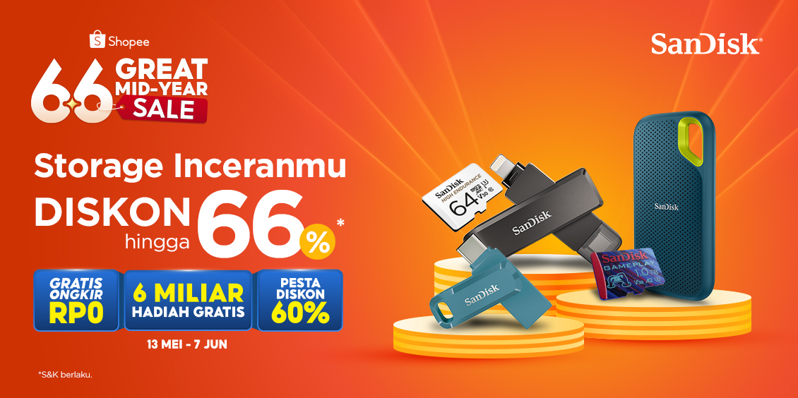 Toko Online SanDisk Official Store | Shopee Indonesia