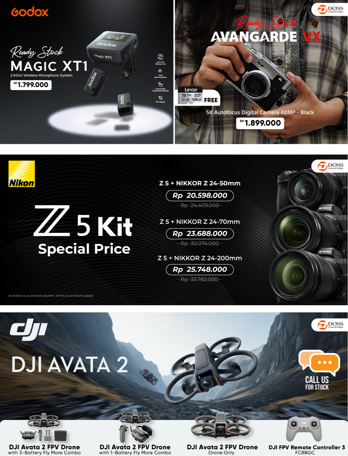 Produk DOSS Official Store | Shopee Indonesia