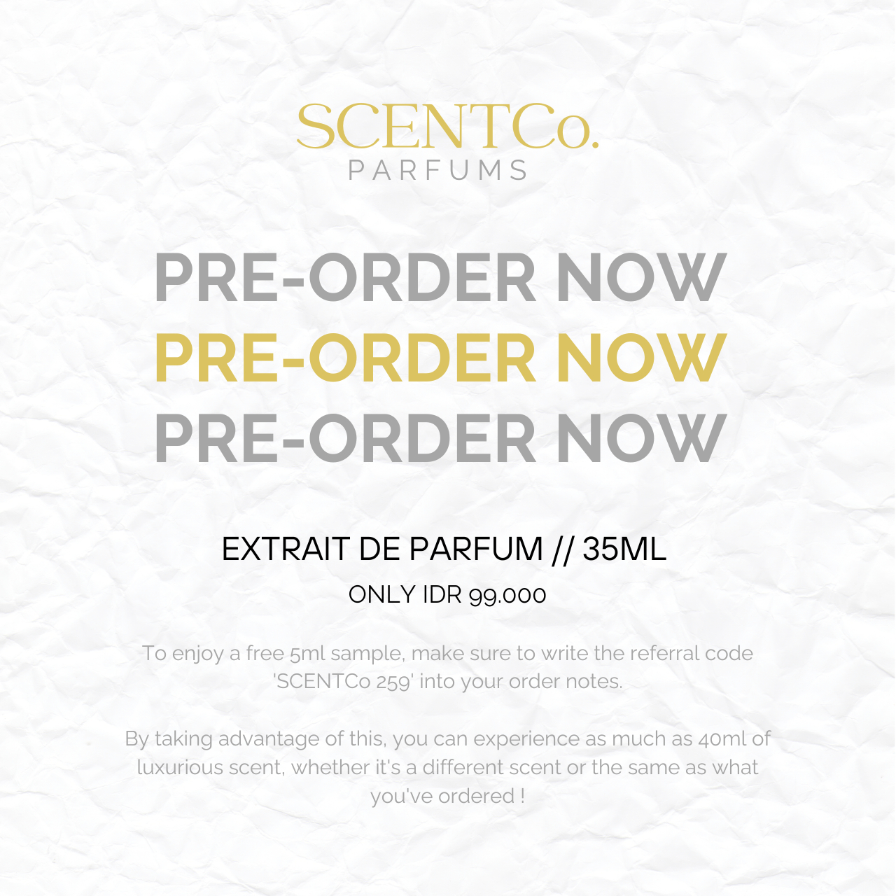 Produk SCENTCo. Parfums | Shopee Indonesia