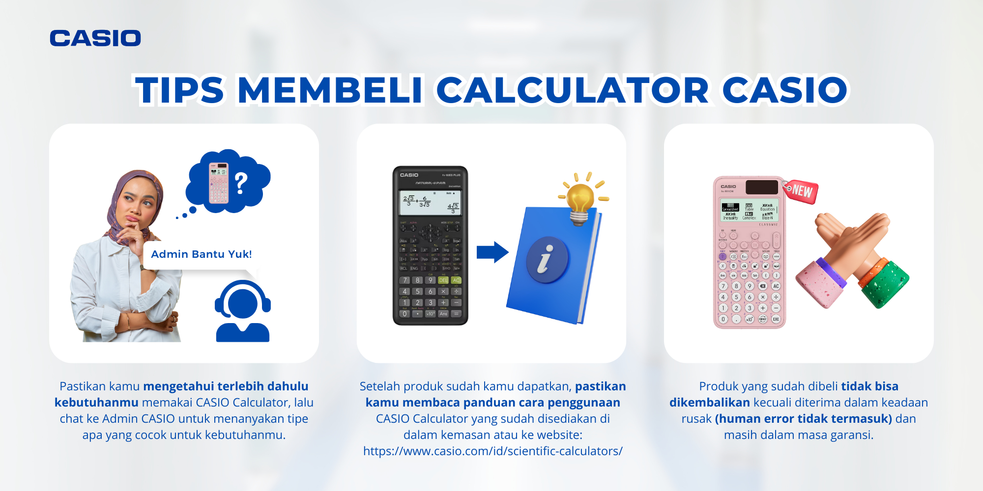 Toko Online Casio Calculator Official Shop | Shopee Indonesia