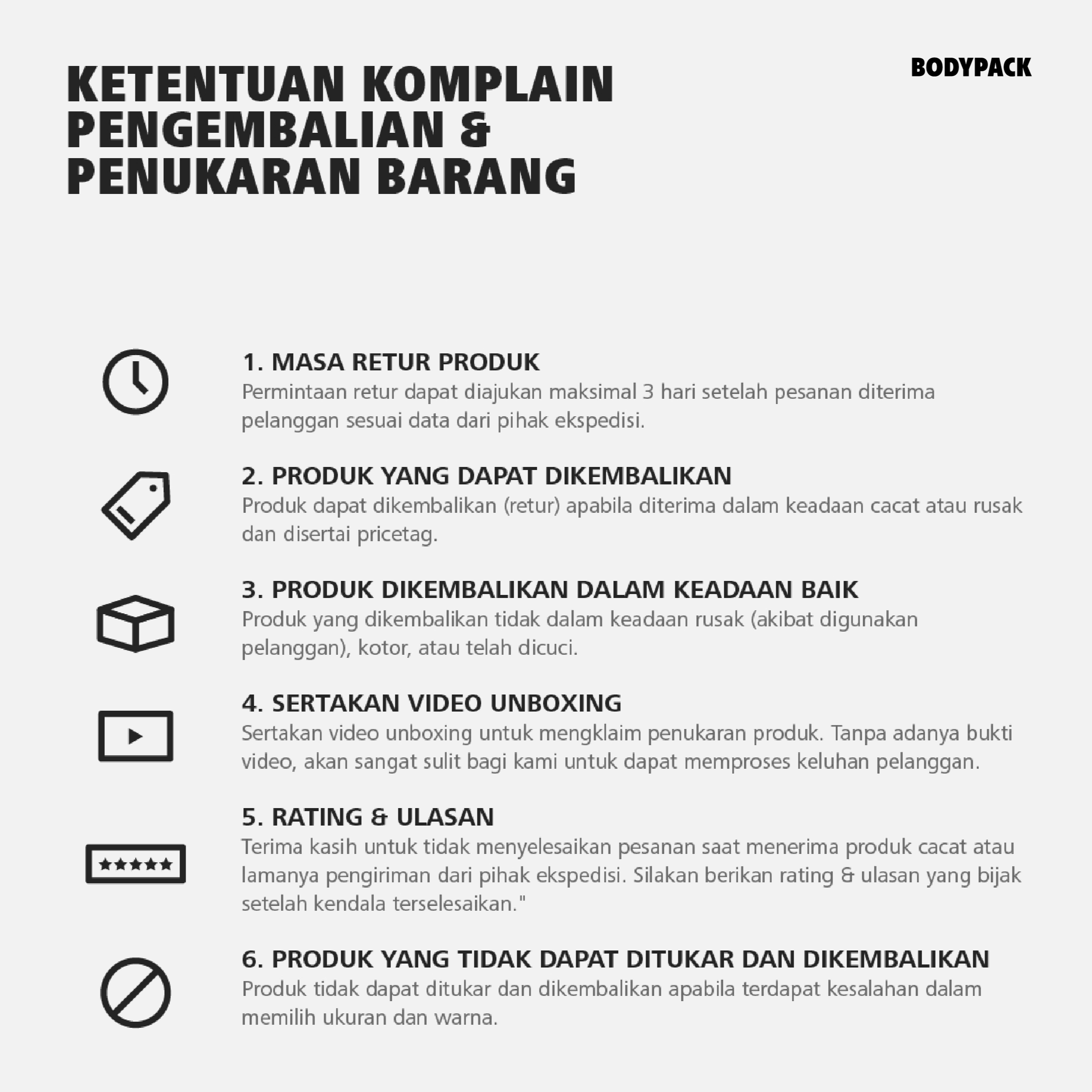 Produk Bodypack Official Store | Shopee Indonesia