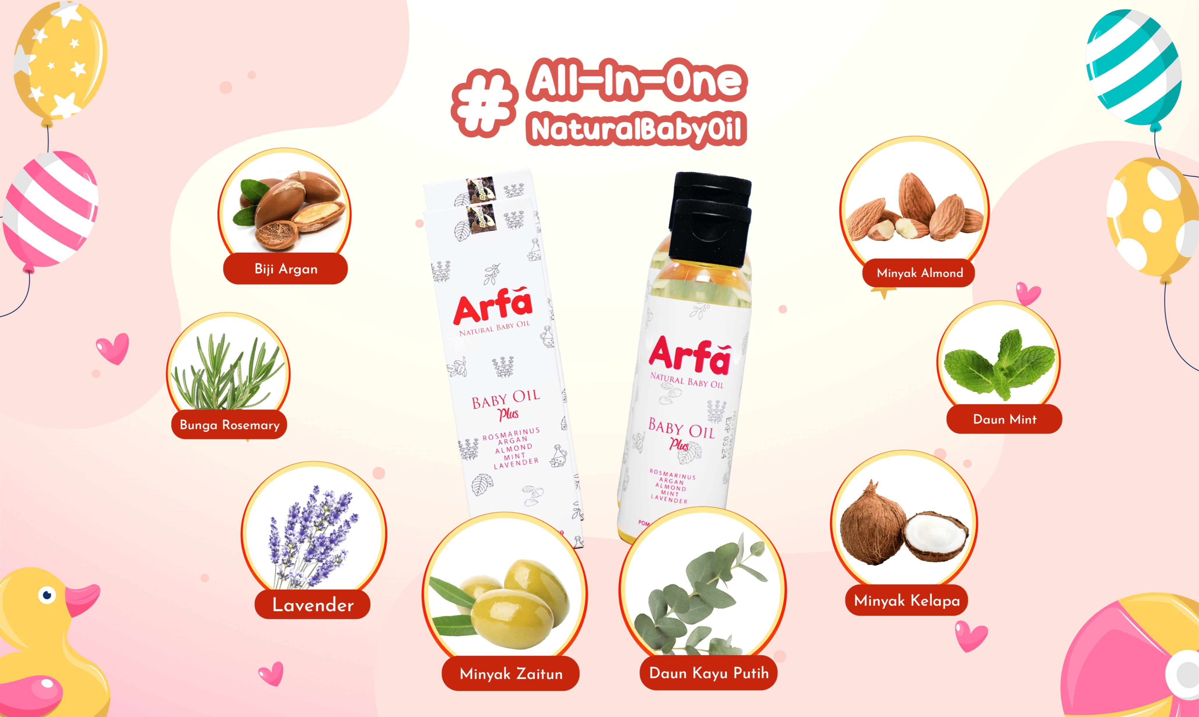 Produk Arfa Baby Oil | Shopee Indonesia