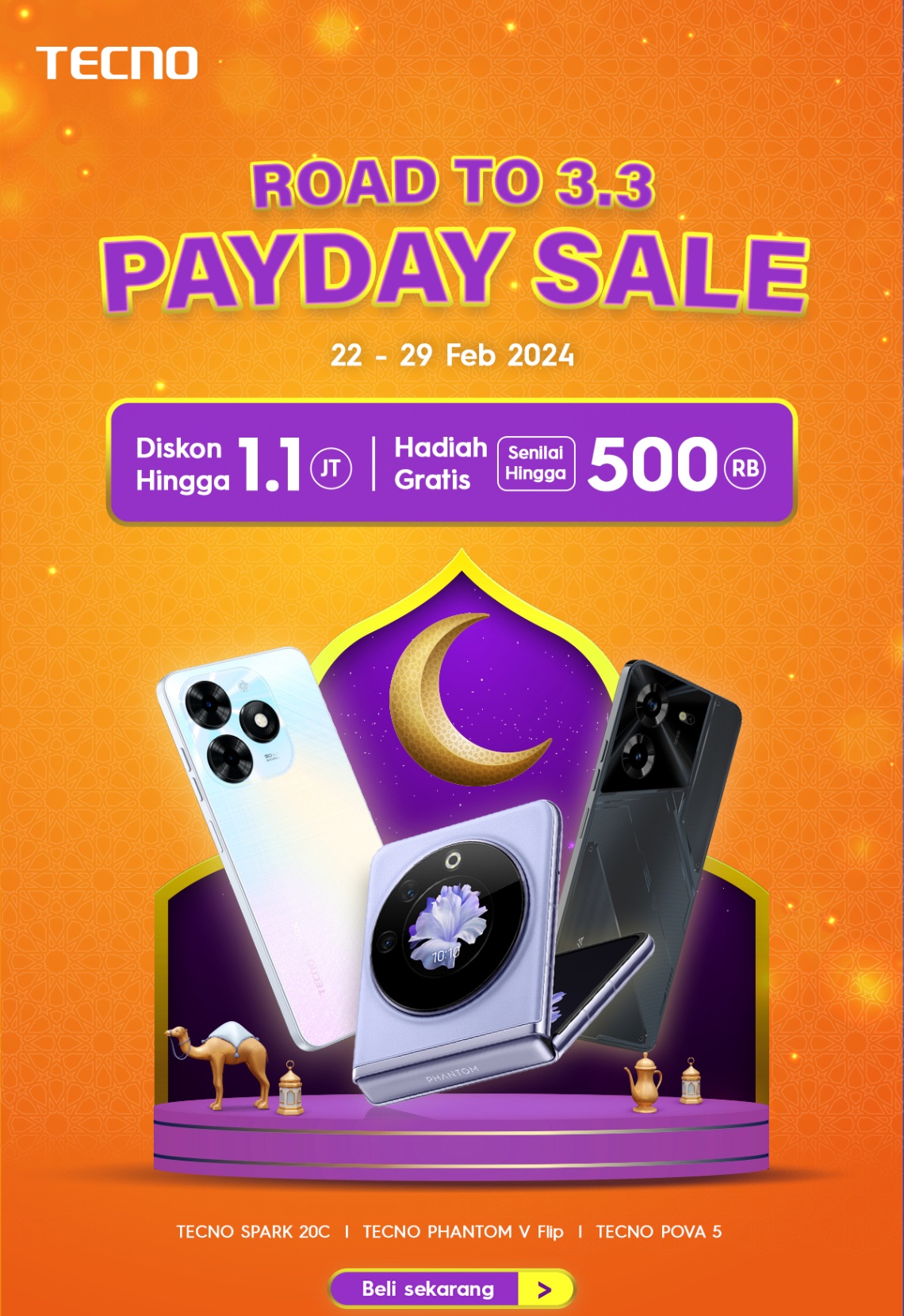 Toko Online Tecno Official Store | Shopee Indonesia