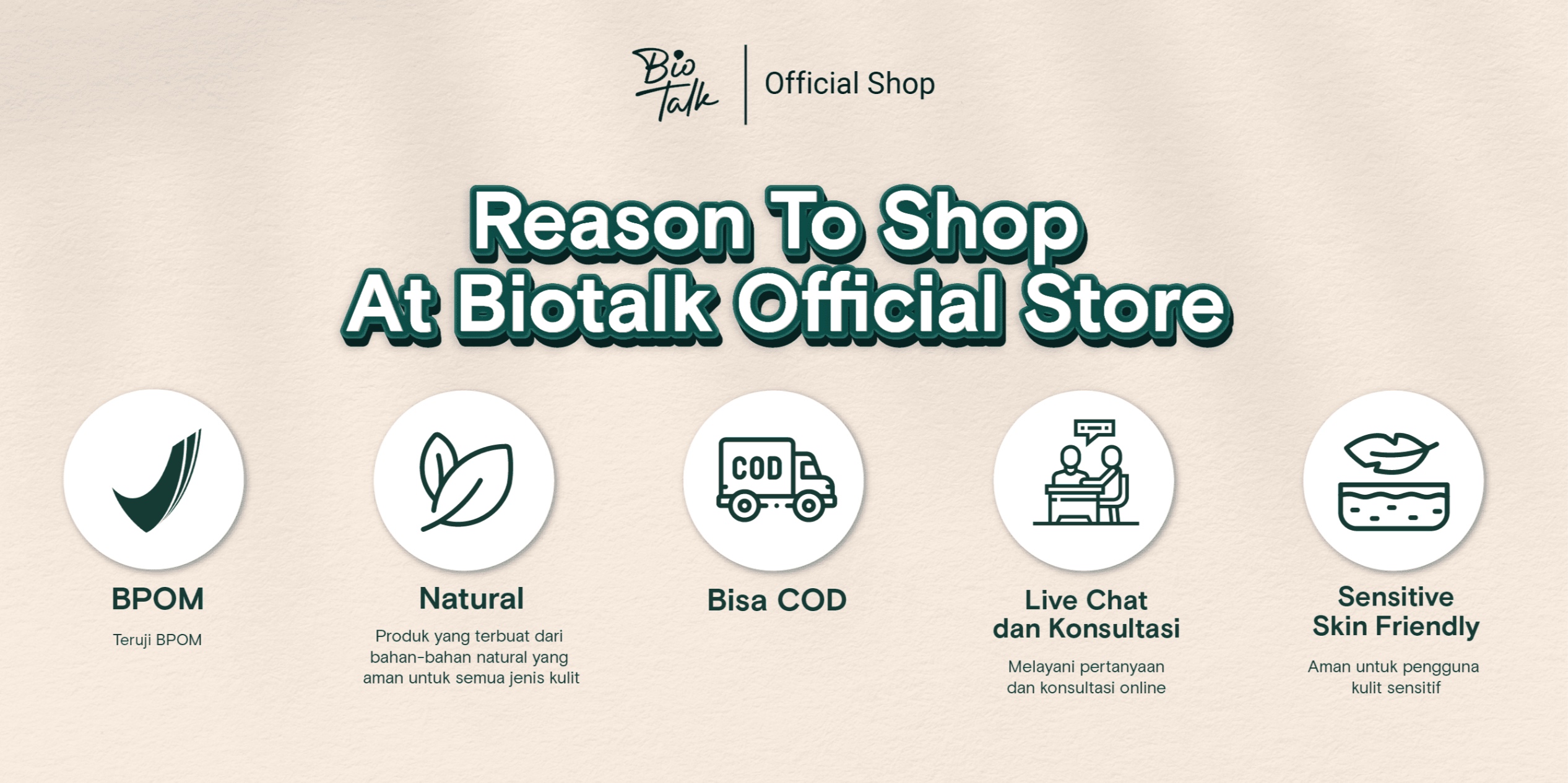 Toko Online Biotalk Official Shop | Shopee Indonesia
