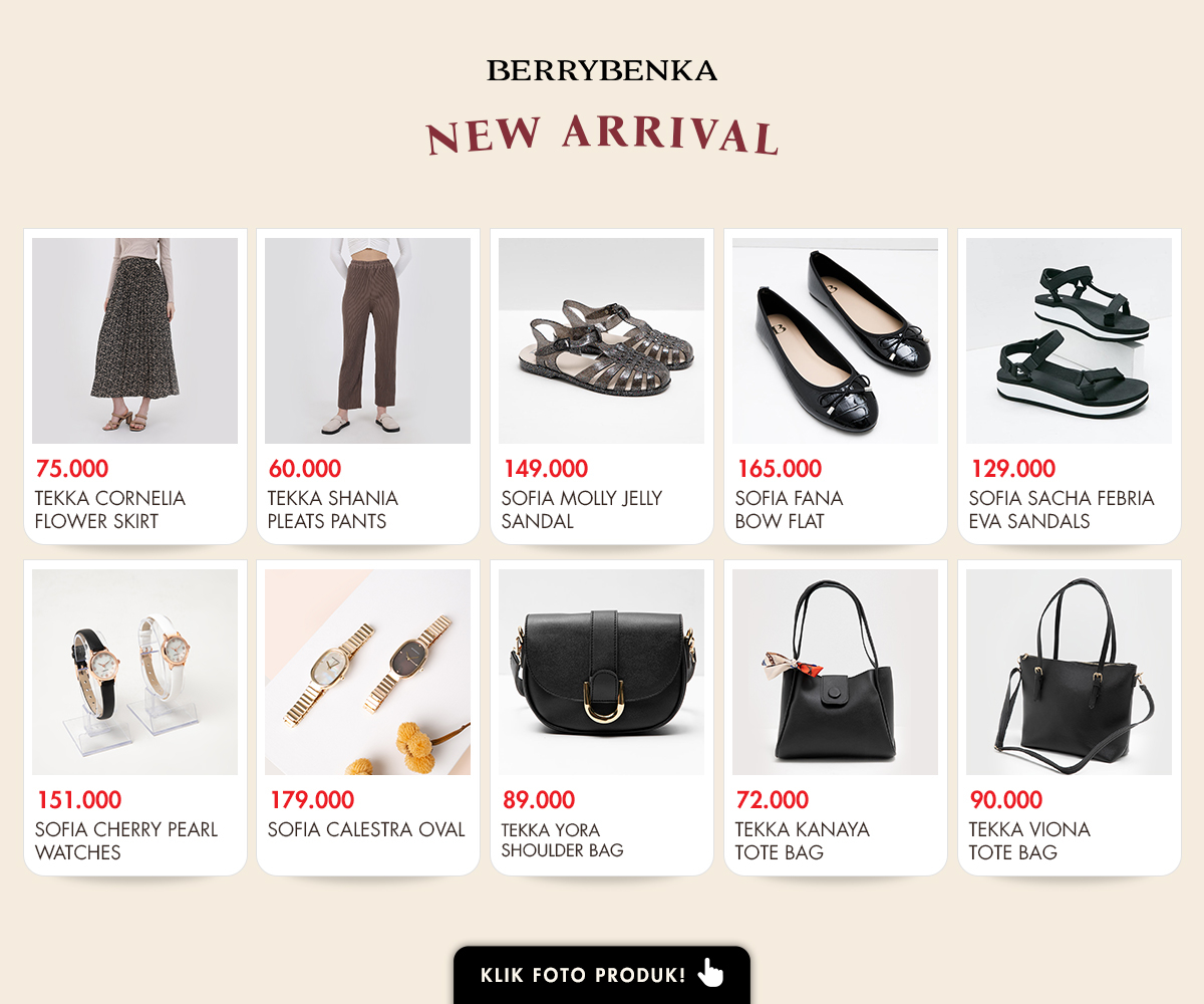 Toko Online Berrybenka Official Shop - Produk Resmi Terlengkap & Harga ...