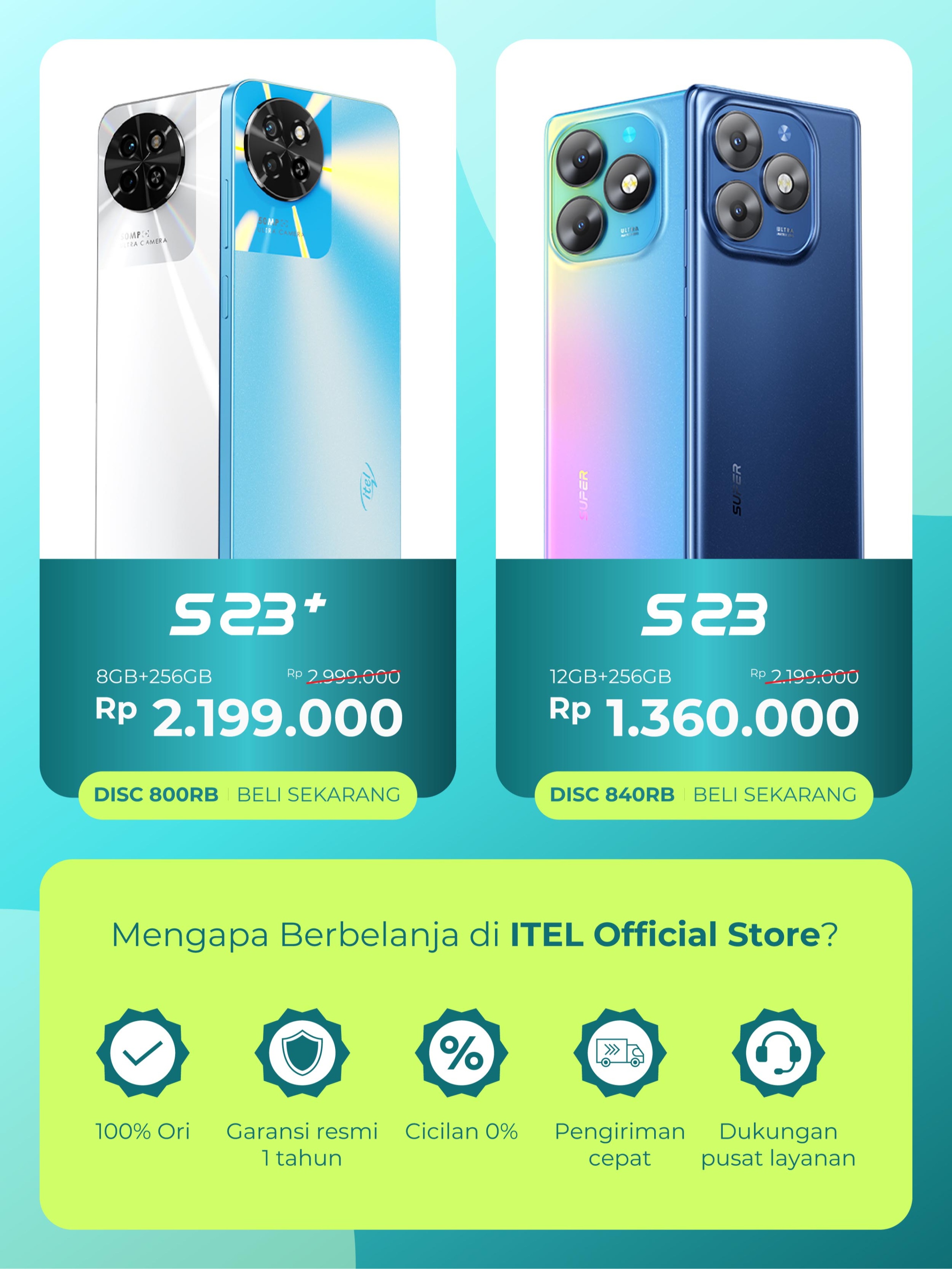 Toko Online Itel Official Shop | Shopee Indonesia