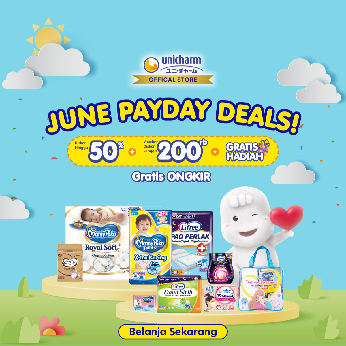 Toko Online Unicharm Official Shop | Shopee Indonesia