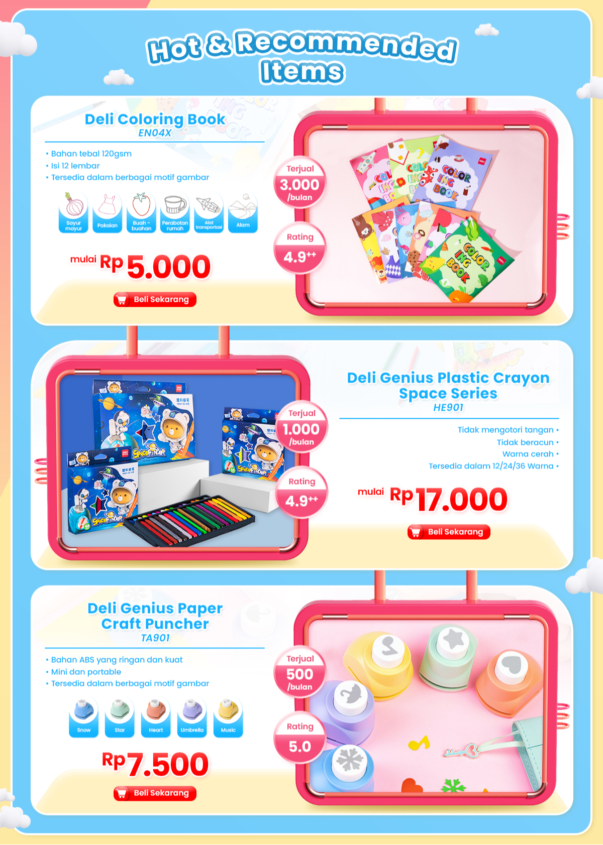 Produk Deli Genius Kids Education | Shopee Indonesia
