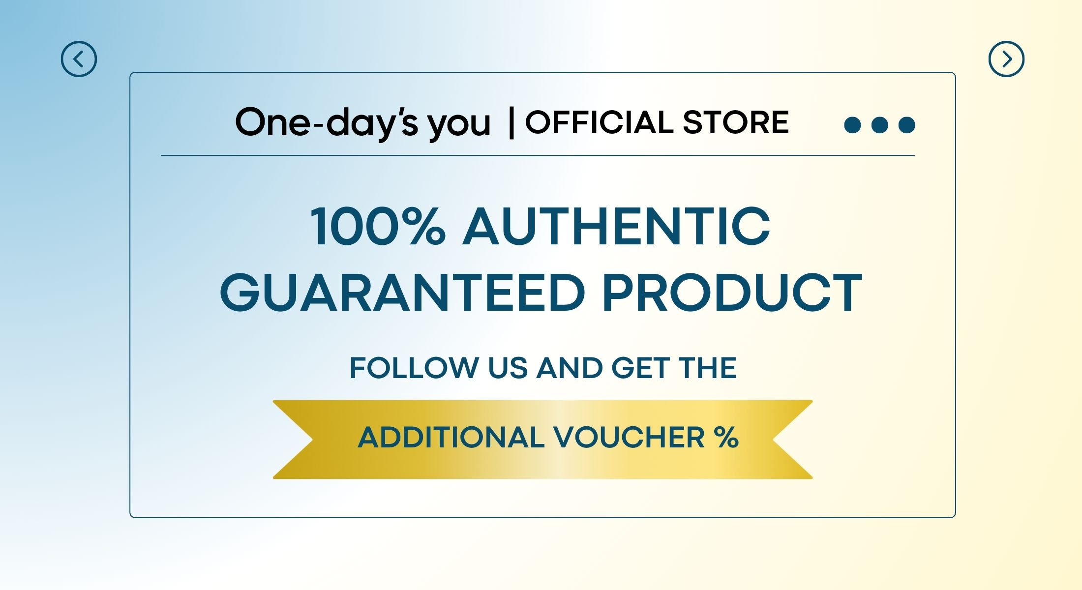 Toko Online One-day’s you Official Store | Shopee Indonesia