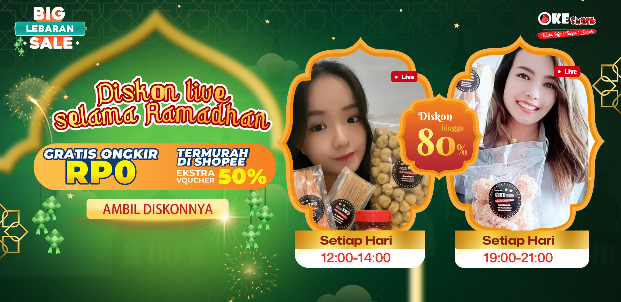 Produk Oke Snack | Shopee Indonesia