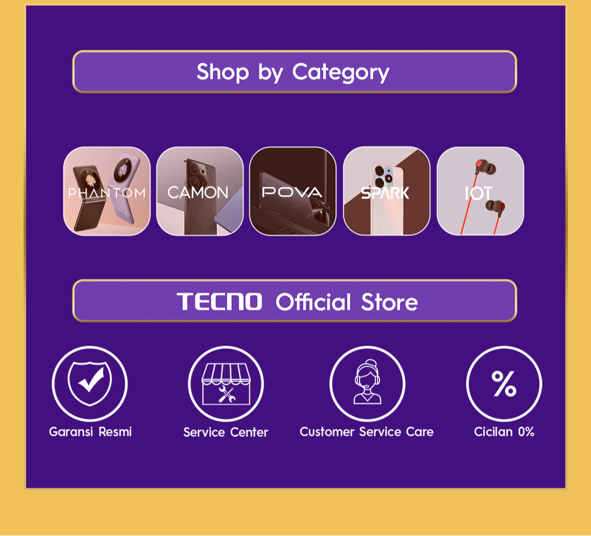 Toko Online TECNO Official Store | Shopee Indonesia