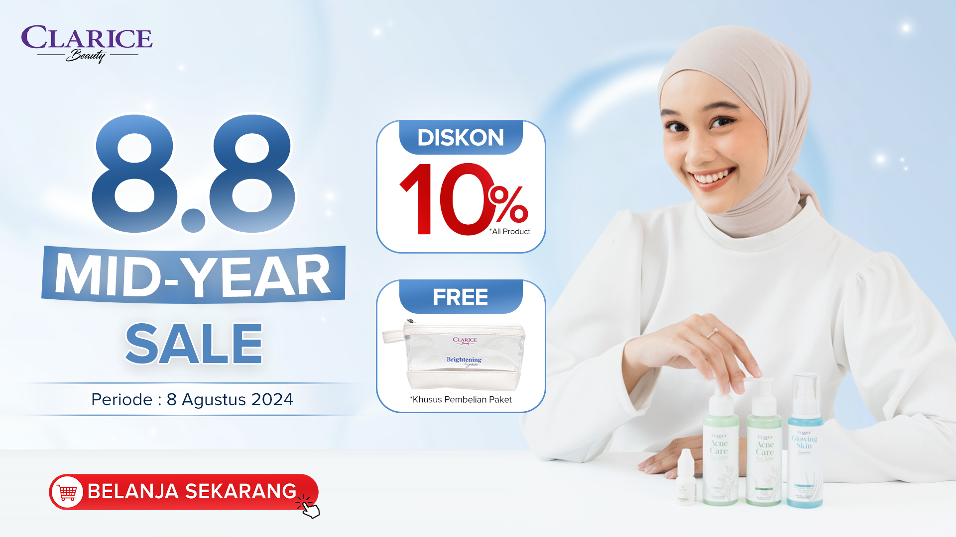 Toko Online CLARICE Beauty Official Store | Shopee Indonesia