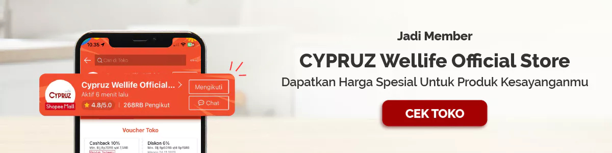Toko Online Cypruz Wellife Official Store | Shopee Indonesia