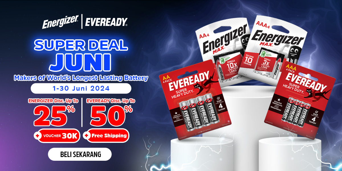 Toko Online Energizer Official Shop | Shopee Indonesia