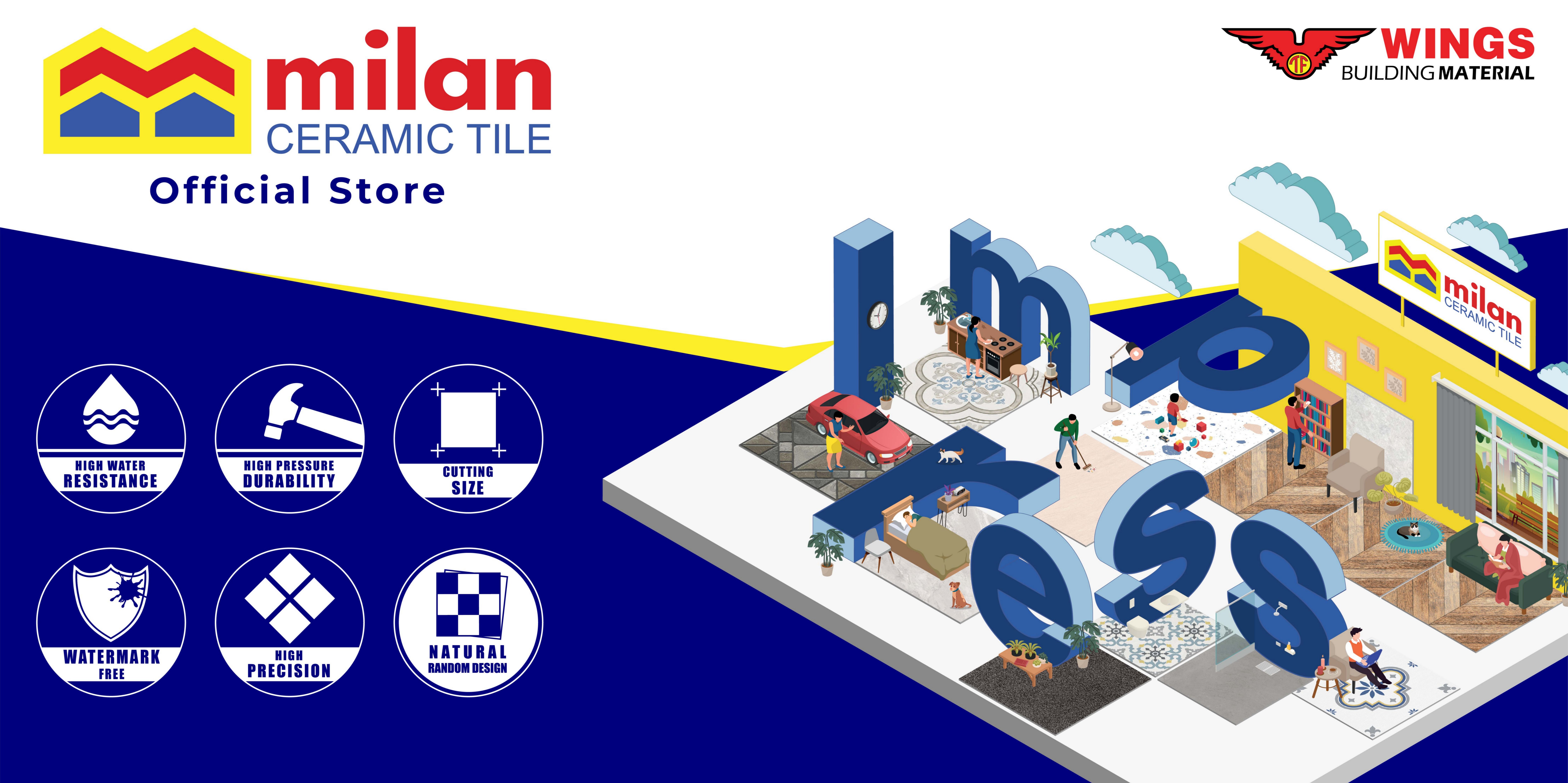 Toko Online Milan Tiles Official Shop | Shopee Indonesia