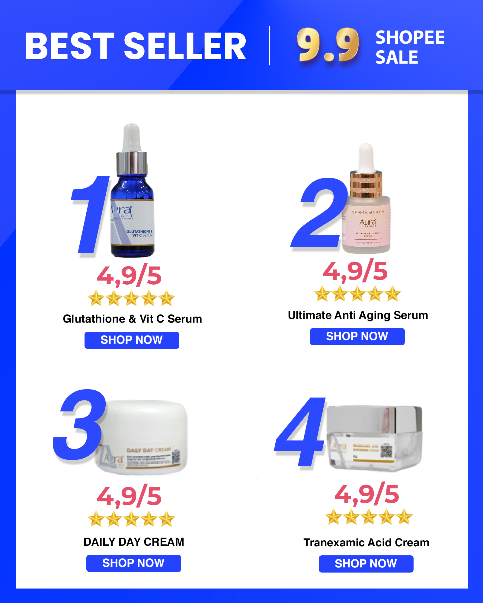 Toko Online Aura Bright Official Shop | Shopee Indonesia