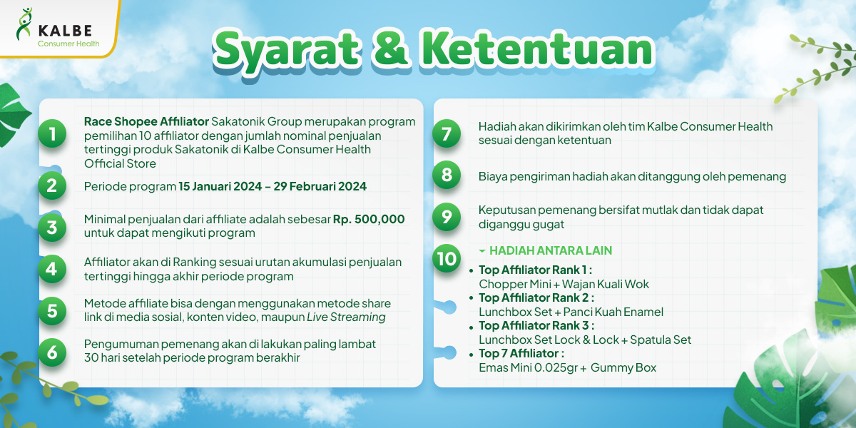 Toko Online Kalbe Consumer Health Official Shop | Shopee Indonesia