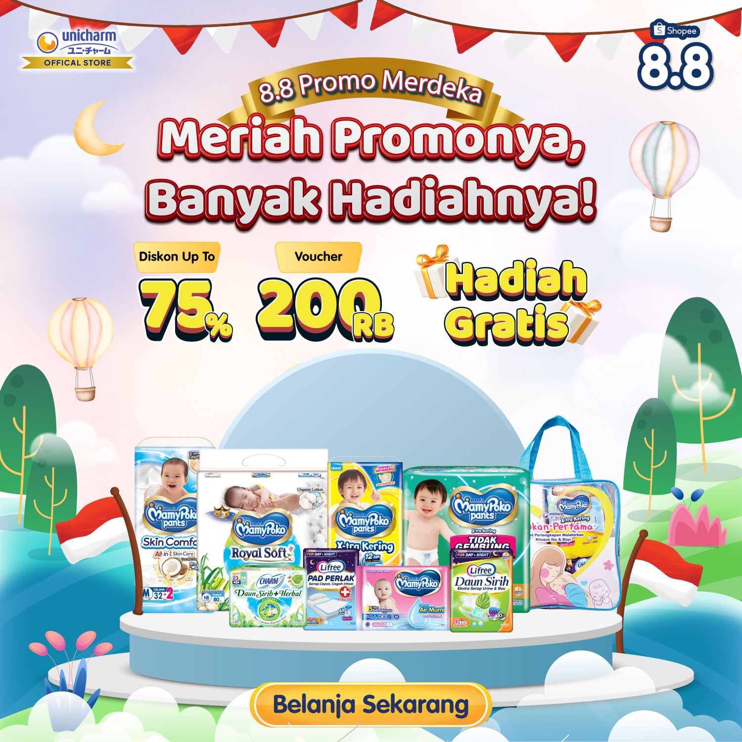 Toko Online Unicharm Official Shop | Shopee Indonesia