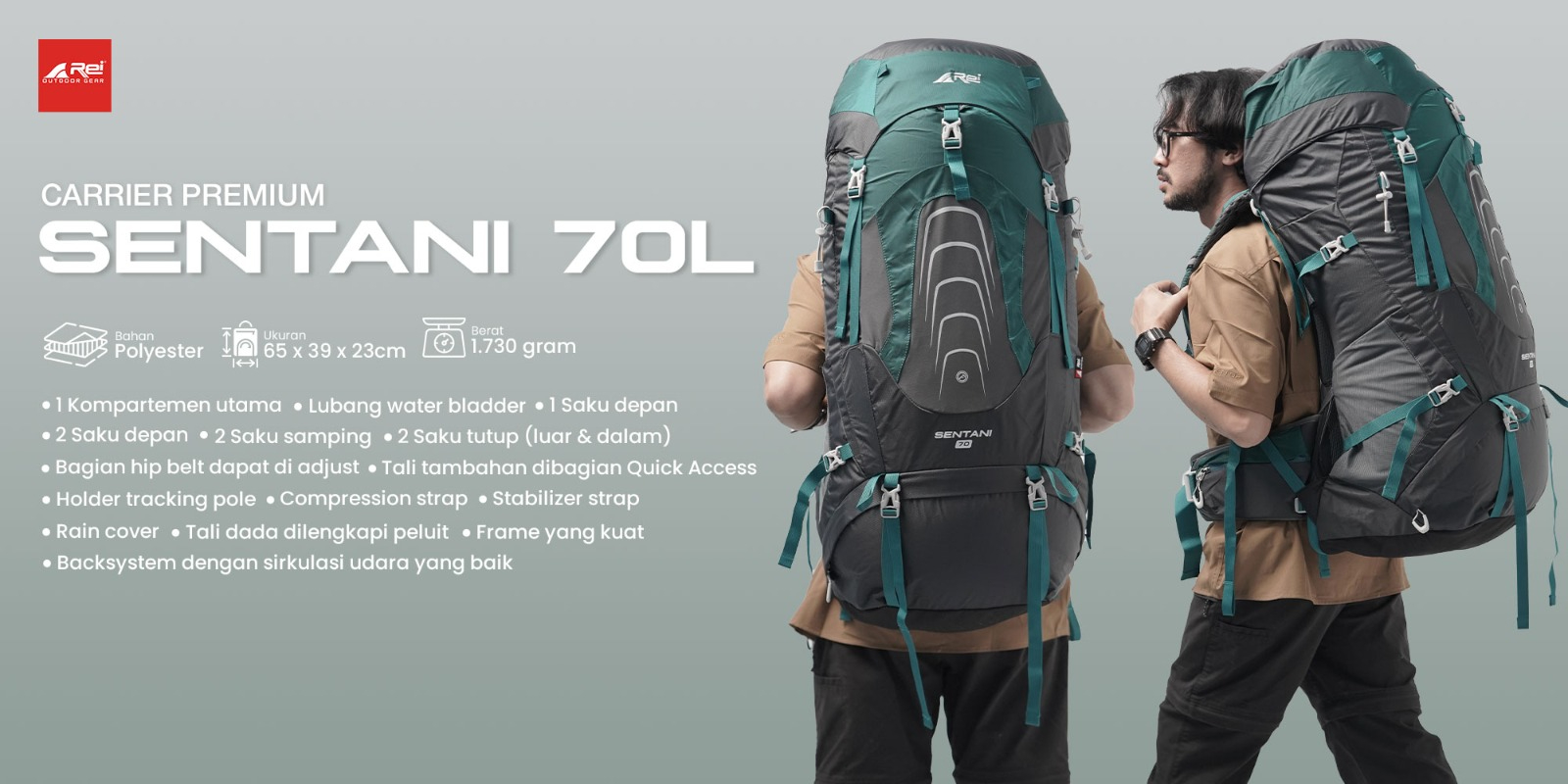 Toko Online AREI OUTDOORGEAR OFFICIAL SHOP | Shopee Indonesia