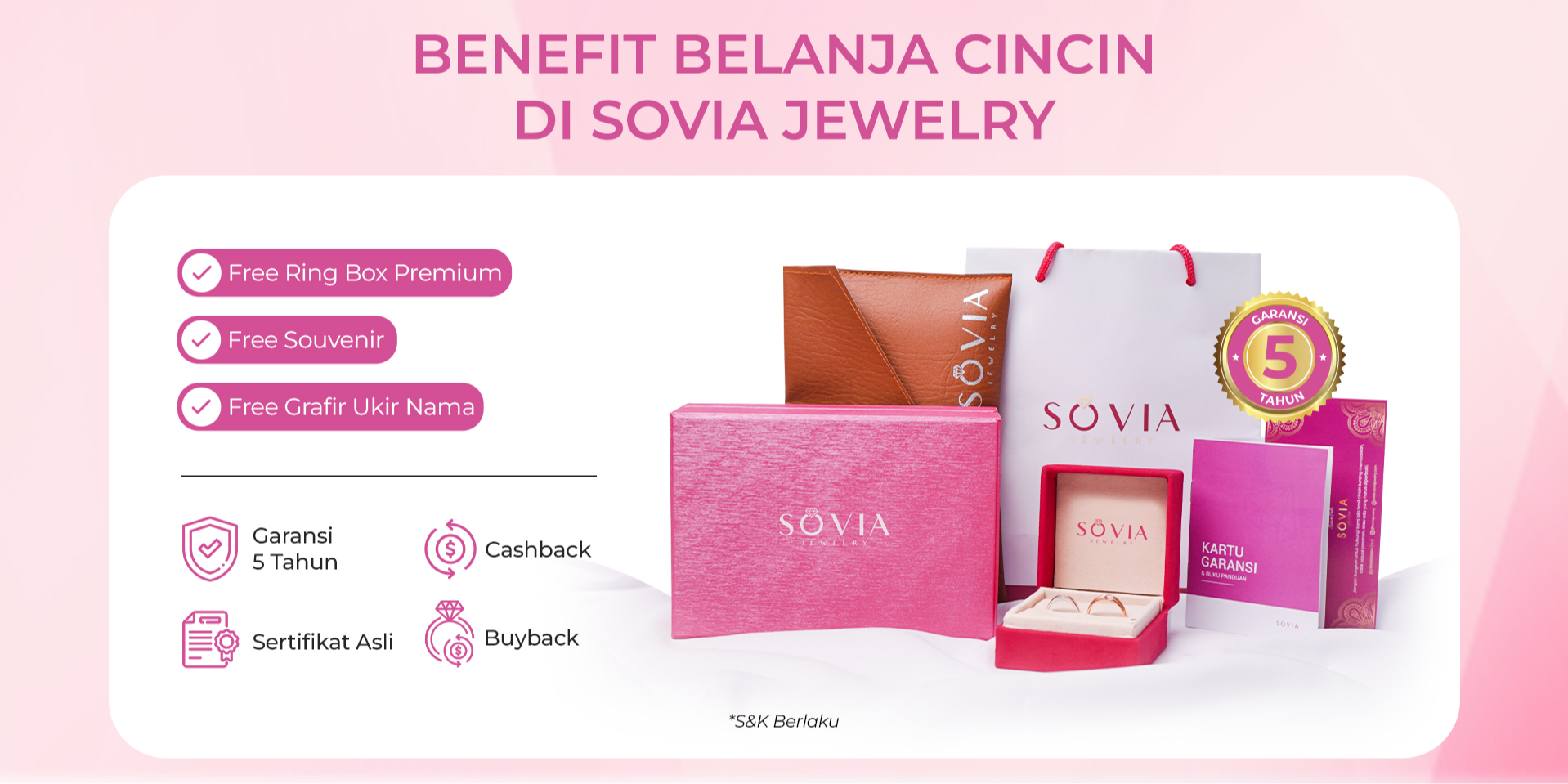 Toko Online Sovia Jewelry Official Store | Shopee Indonesia