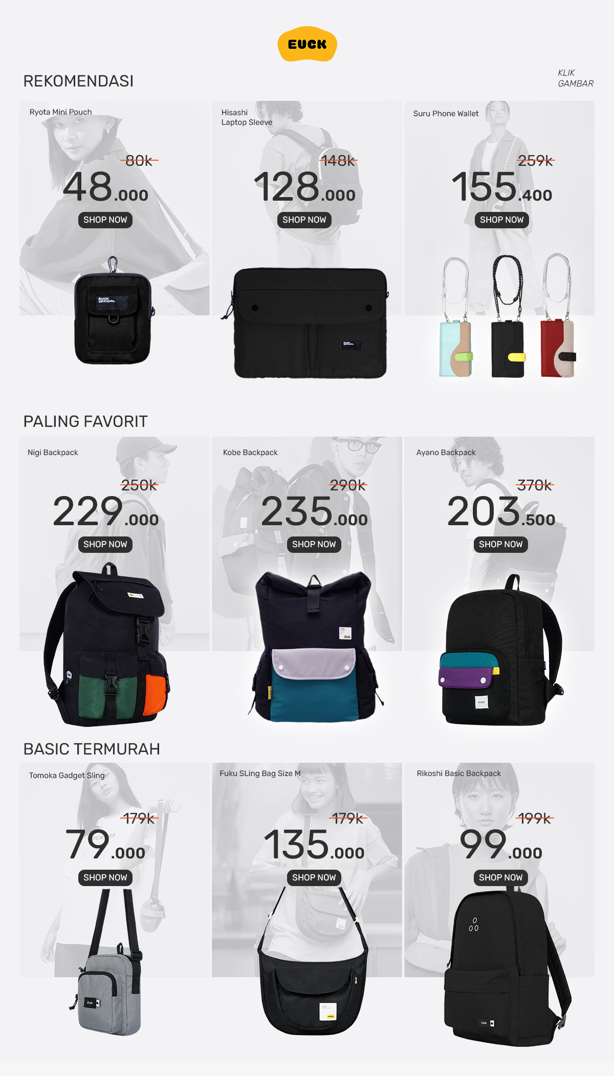 Toko Online Euck Official Shop | Shopee Indonesia