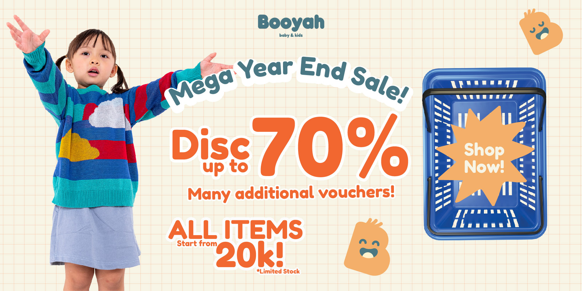 Toko Online Booyah Baby & Kids Official Shop | Shopee Indonesia