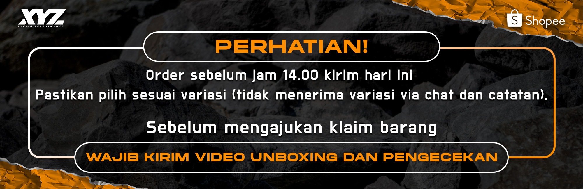 Produk XYZ-RACING | Shopee Indonesia