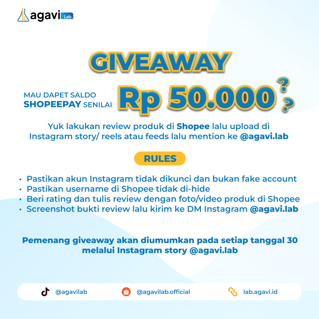 Produk Agavilab.official | Shopee Indonesia